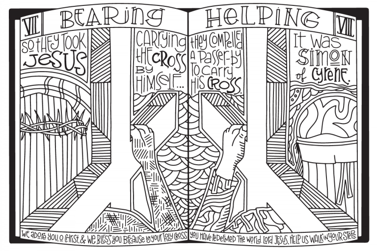 Stations of the Cross Coloring Posters – A Lenten Art Project