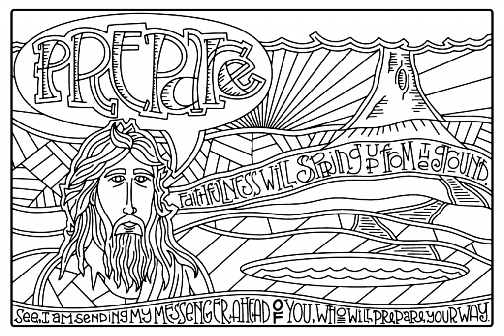 Advent Journey Coloring Posters: An Advent Art Project For All Ages