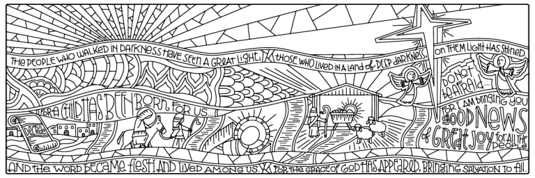 Advent Journey Coloring Posters: An Advent Art Project For All Ages