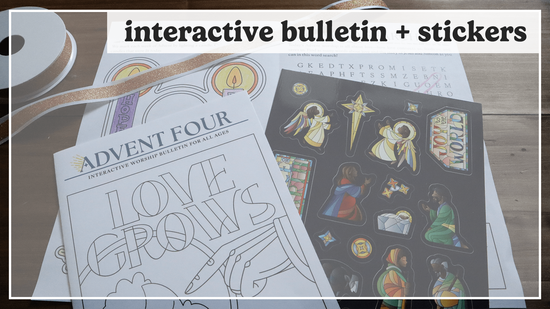 Bulletin and Stickers-min – Illustrated Ministry